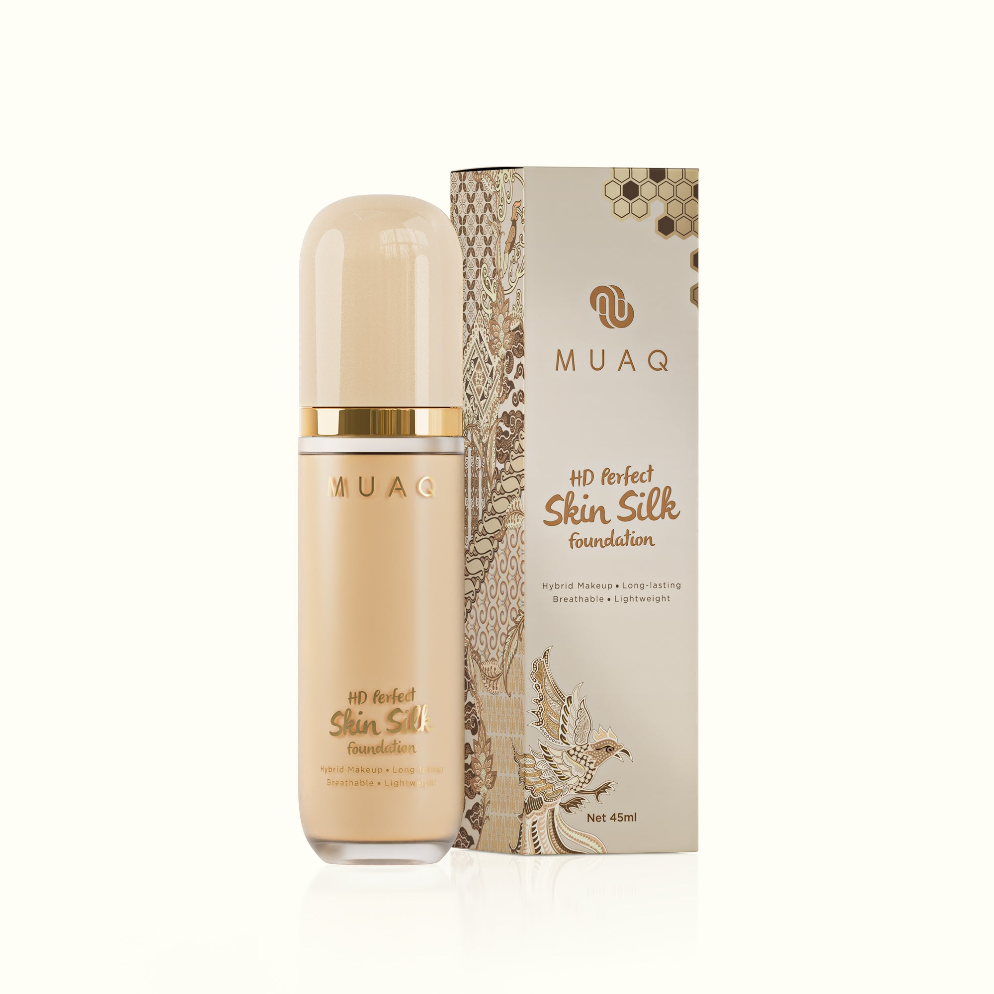 MUAQ HD Perfect Skin Silk Foundation - Kalimantan
