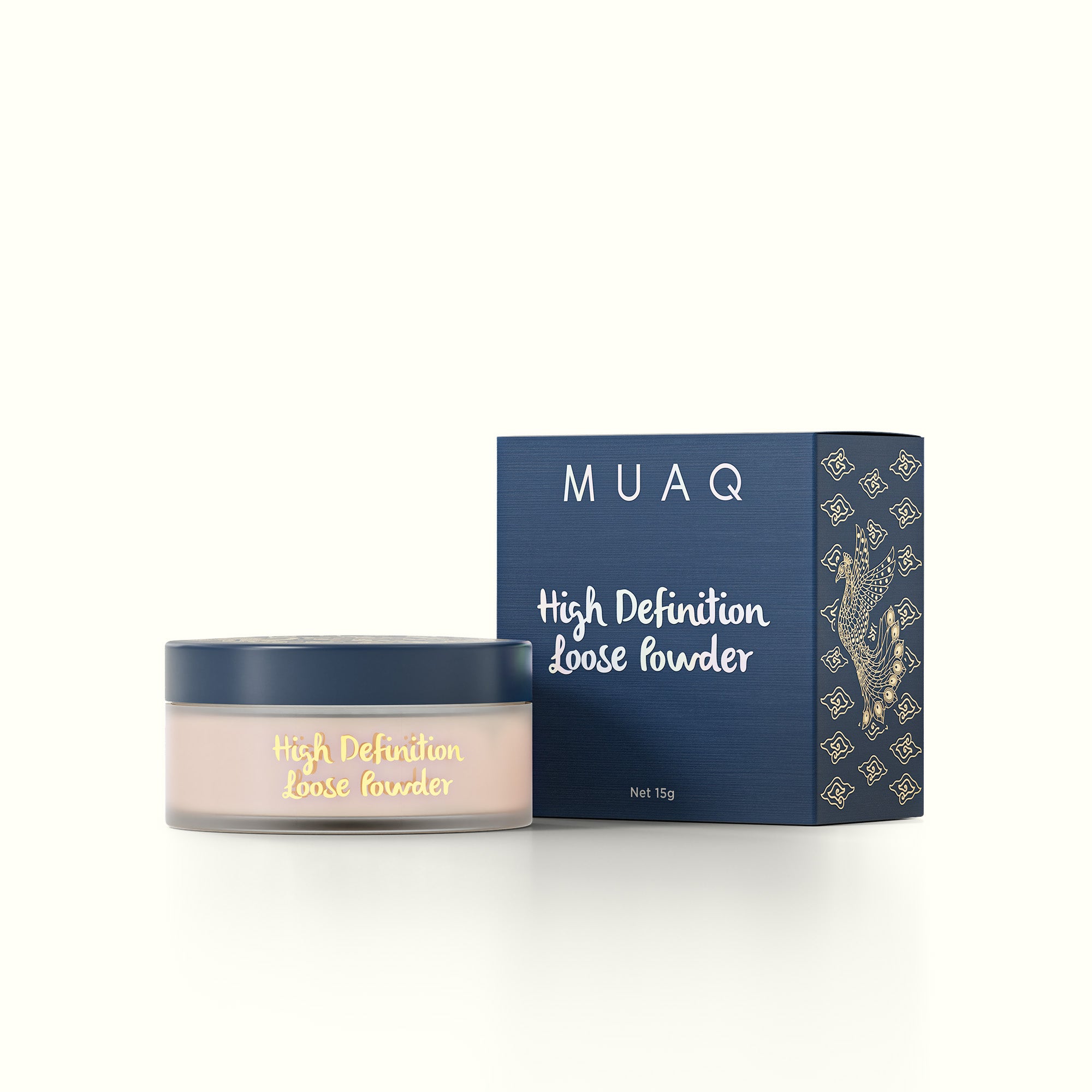 MUAQ High Definition Loose Powder With Caviar Extract - MERAK 15g