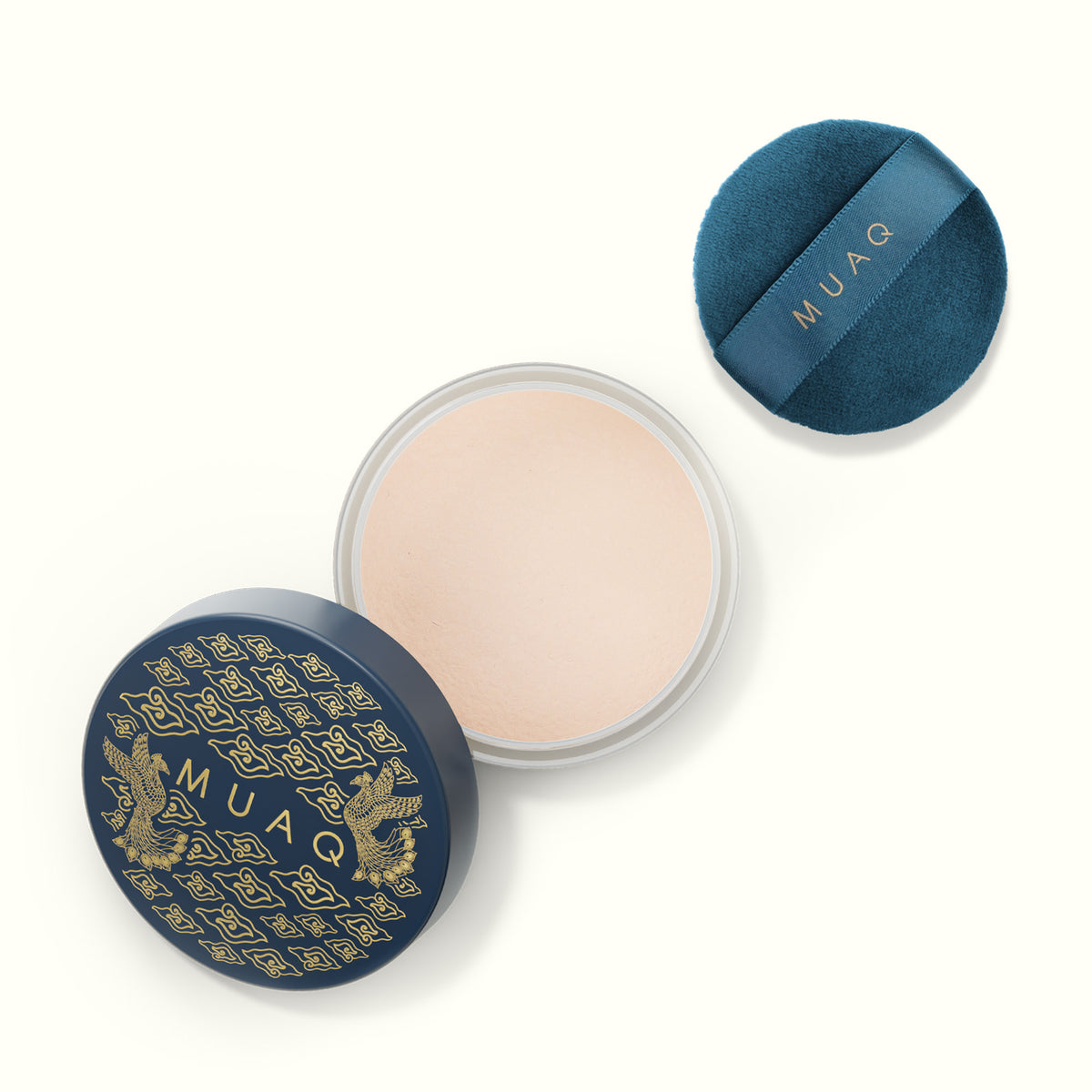 MUAQ High Definition Loose Powder With Caviar Extract - MERAK 15g